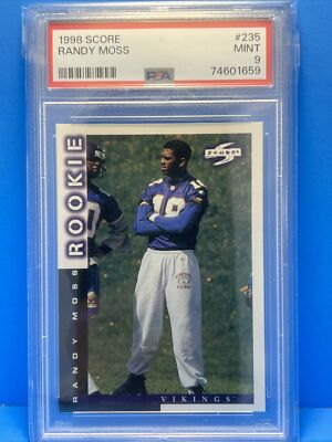 Randy Moss 1998 Score #235 PSA 9 Rookie | eBay