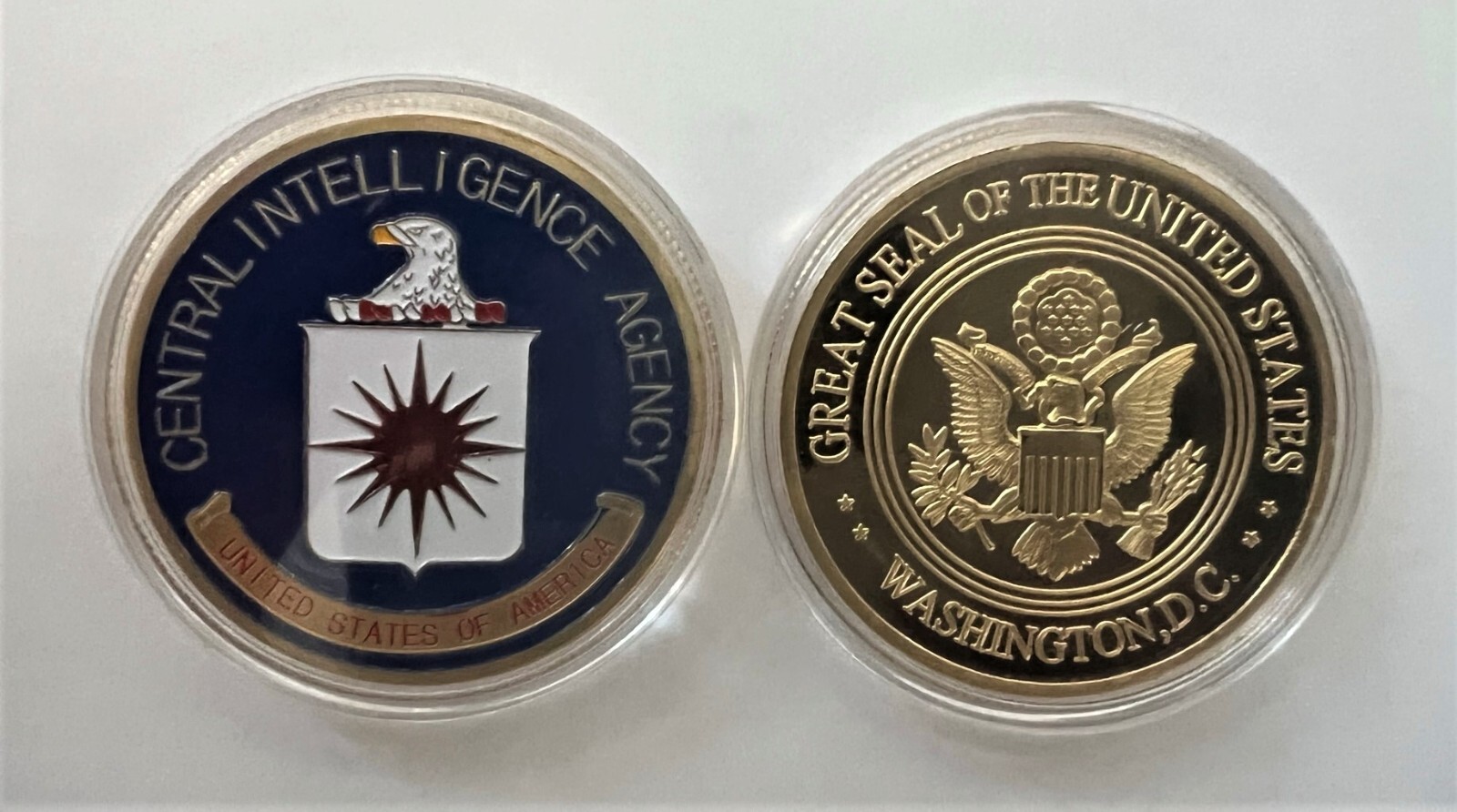 CIA Challenge Coin #1 (Central Intelligence Agency NSA FBI DNI Trump ...