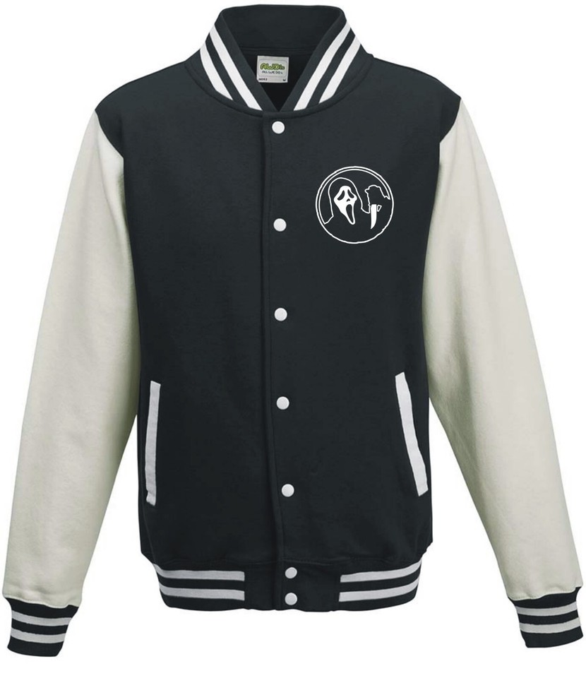 SCREAM "WOODSBORO HORROR FILM CLUB" VARSITY JACKET | eBay