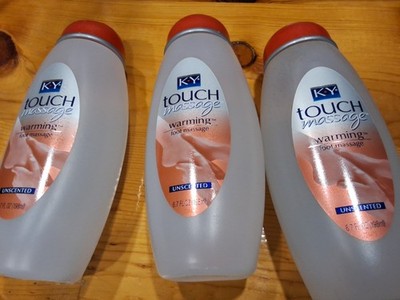 3 Bottles Ky Touch Massage Warming foot Massage 6.7oz. / | eBay
