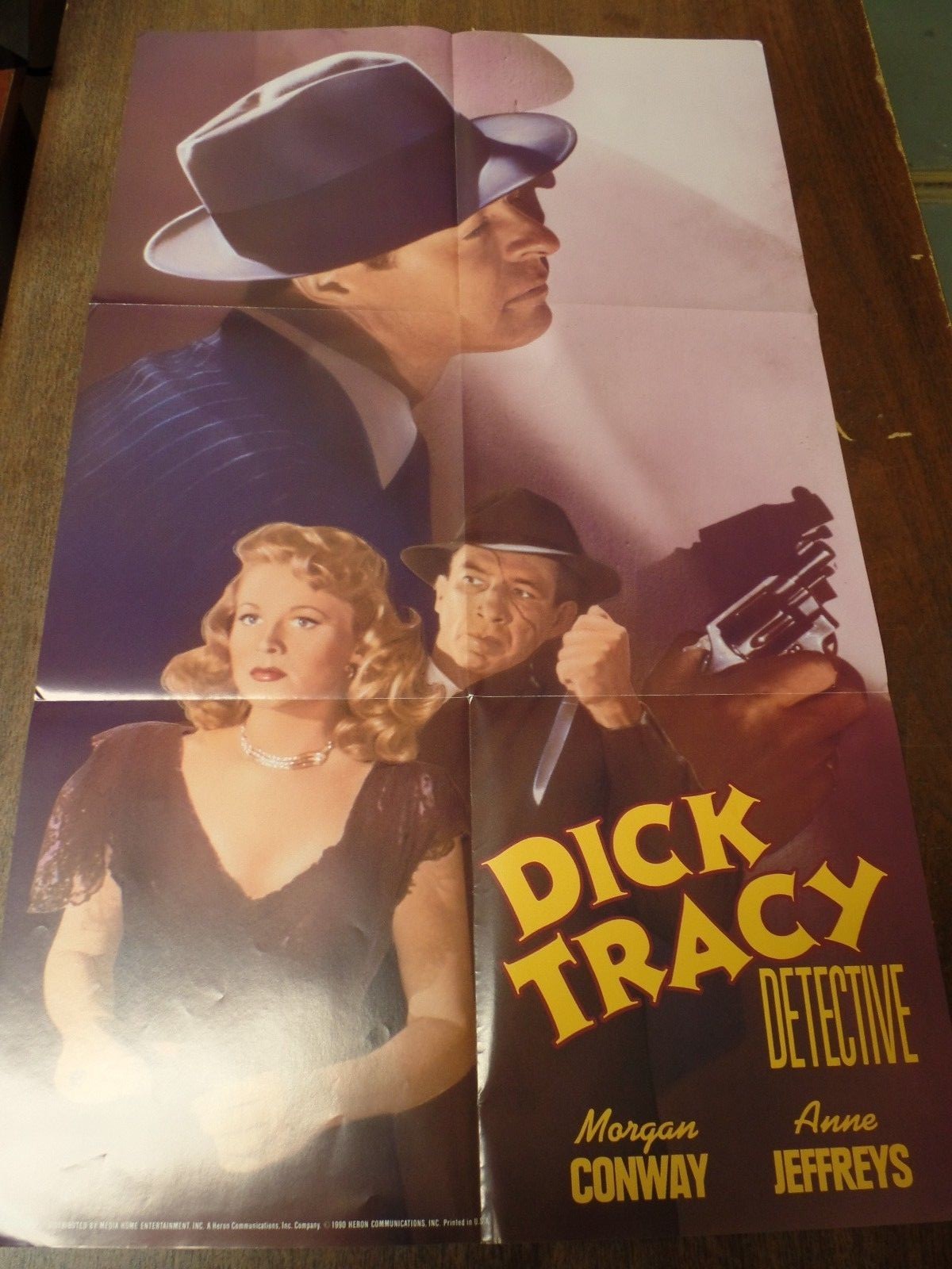 Dick Tracy Morgan Conway 18x30" Original 1990 Movie Poster 120215ame ...