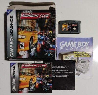 Midnight Club Street Racing Nintendo GBA Game Boy Advance 2001 Complete ...