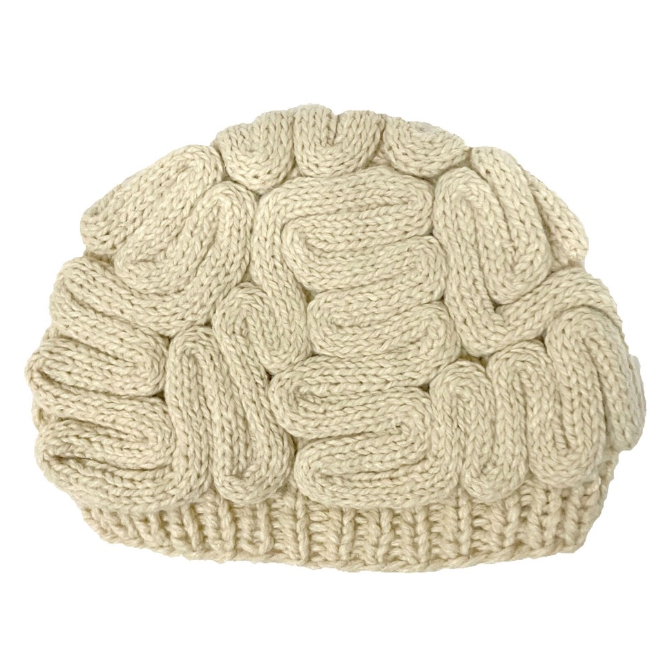 BIBITIME Halloween Horrible Brain Knitted Hat Funny Cosplay Handmade ...
