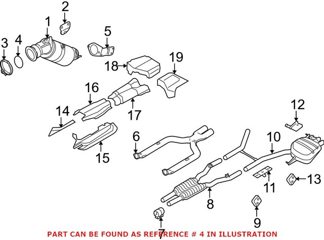 BMW OEM 2010 550i GT Exhaust-manifold Gasket 18307577959 for sale ...