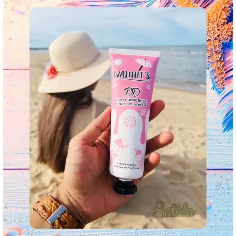 WALNUT'S DD BODY SUNSCREEN lotion SPF50 PA+++ (pink general skin) 135g ...