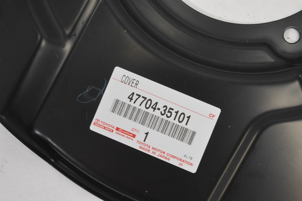 Toyota Front Brake Dust Shield RH & LH Set 47704-35101 Genuine OEM For ...