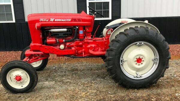 Ford Workmaster 741 Tractor Hood Decal kit Graphics Stickers Emblem Set ...