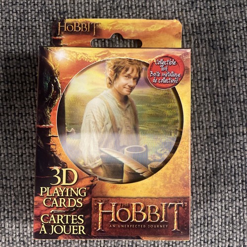 The Hobbit 3D Playing Cards Lenticular Deck in Metal Tin | eBay