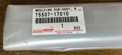 Toyota Genuine 75507-17010 MR2 AW11 Upper Moulding Back Window Outside ...