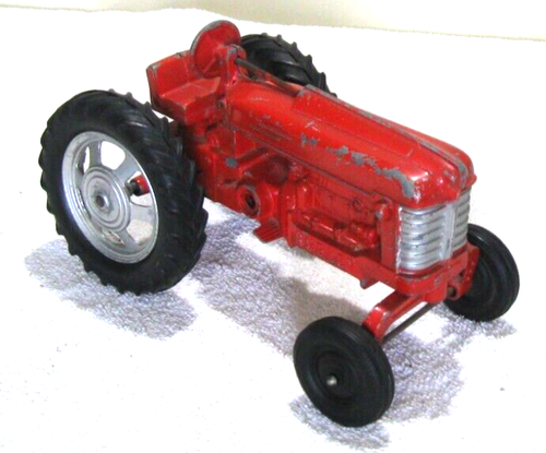VINTAGE HUBLEY TRACTOR WIDE FRONT DIECAST FARM TOY | eBay