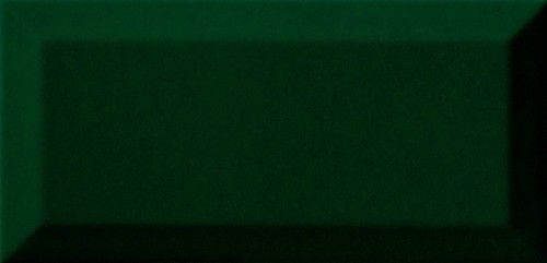 Glossy Bottle Green Ceramic Brick Subway Metro Tile Bevelled Edge ...