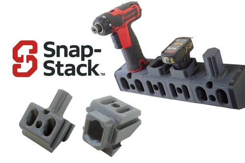 Snap-Stack Wall Mount Tool Holder for Snap-on 14.4v Tools Drill ...
