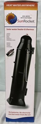 SunRocket Solar Water Heater & Thermos For Camping Or Emergency | eBay