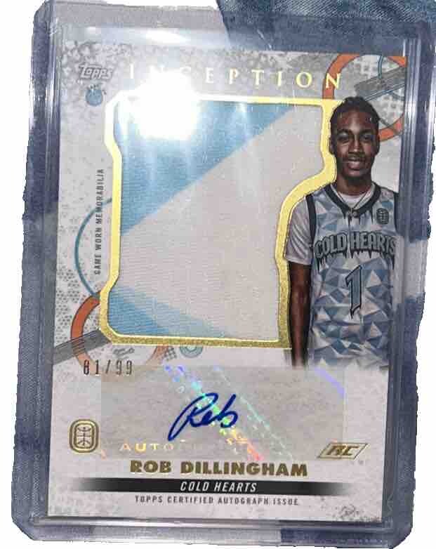 2022-23 Topps Inception OTE Basketball Rob Dillingham Jersey Patch Auto ...