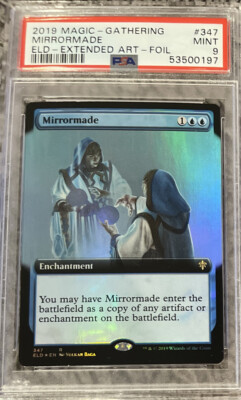 Mirrormade (Extended Art) Throne of Eldraine - MTG - Mint Foil PSA9 | eBay