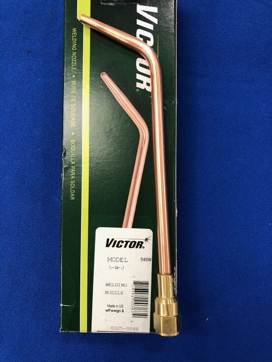 Victor Welding Nozzle 5-W-J Acetylene Brazing Small Size 5 Tip New Old ...