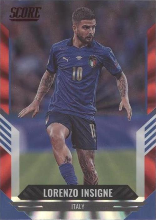 2021-22 Panini Score FIFA - Lorenzo Insigne #81 Red Lasers for sale ...