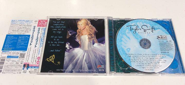 TAYLOR SWIFT-TAYLOR SWIFT DELUXE EDITION CD+DVD Ltd/Ed JAPANESE IMPORT ...