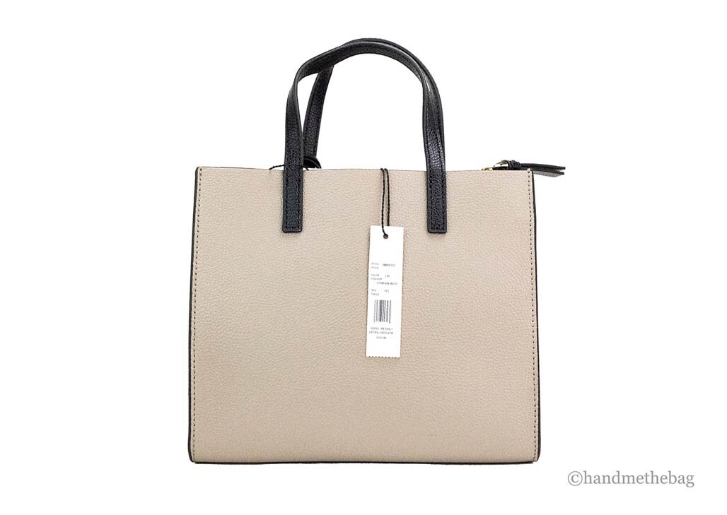 Marc Jacobs Grind Mini Loam Soil Colorblock Leather Tote Bag Crossbody ...