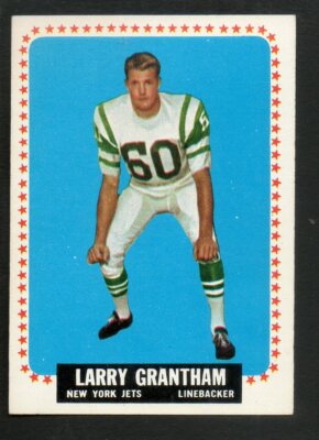 1964 Topps Football Card #113 Larry Grantham-New York Jets Ex Mint Card ...