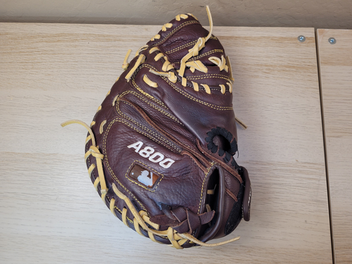 Wilson A800 Baseball Catchers Mitt Glove 32" Brown Leather RHT | eBay