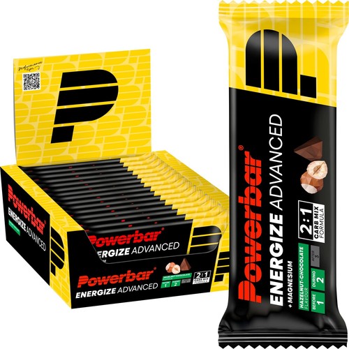 Powerbar Energize Advanced Choco Hazelnut 15x55g High Carb Energy Bar ...