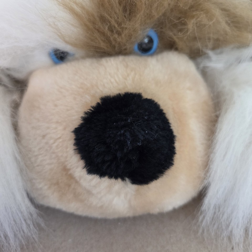 Vintage 1984 Matthew Fox Plush Dog Puppy 18" Stuffed Toy Animal Butt in ...