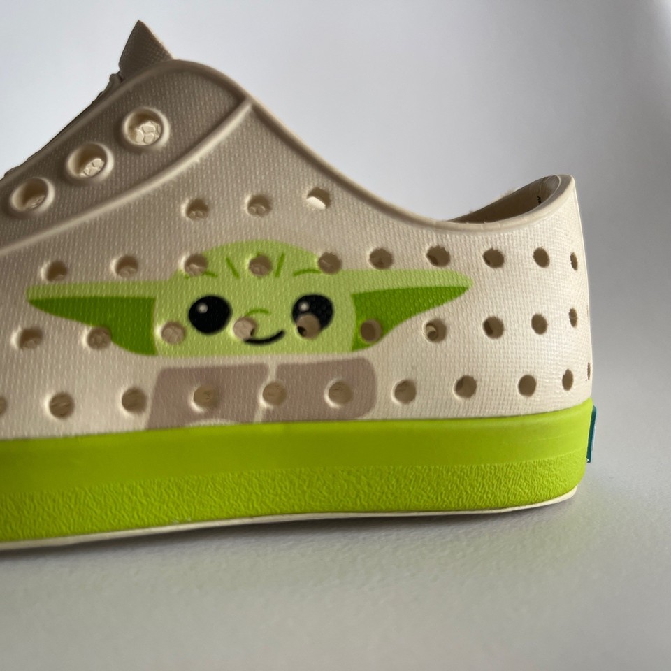 Native x Star Wars Toddler Kids 8 Shoes Grogu Mandalorian Yoda | eBay