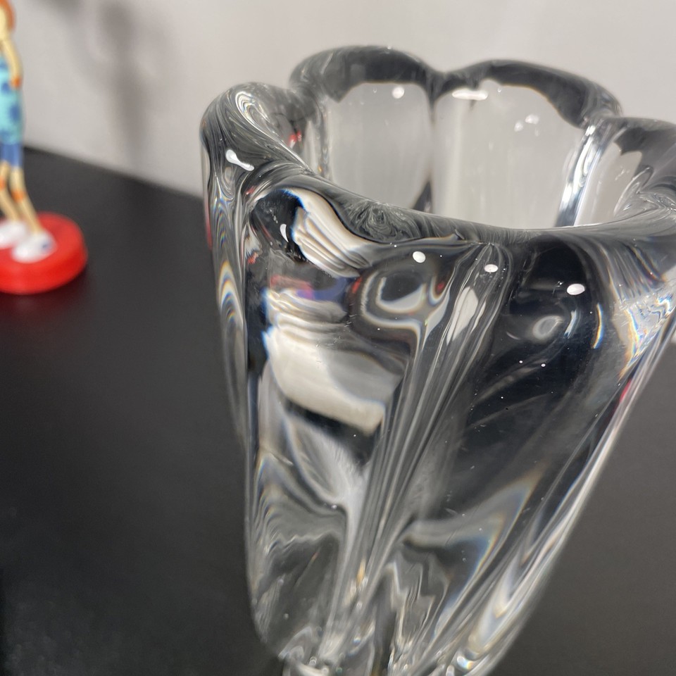 Vintage Orrefors Edvin Ohrstrom Signed Waterfall Swirl Vase Limited ...