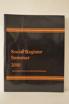 Social Register Summer 2010 Including Social Register Observer PB | eBay