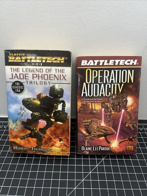 Lot Of 2 Battletech Paperbacks Operation Audacity, The Legend Of Jade ...