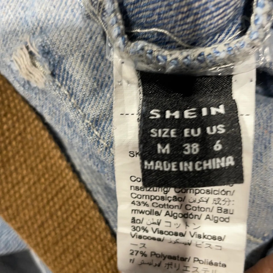 Shein, Latzhose, Größe: 38, Blau, Baumwolle/Polyester/Viskose, Damen ...