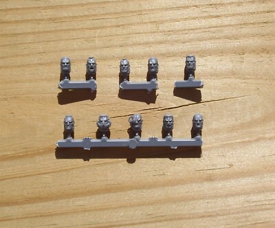 40K Space Marines Primaris Assault Intercessors Head Bare Heads Bits 10 ...