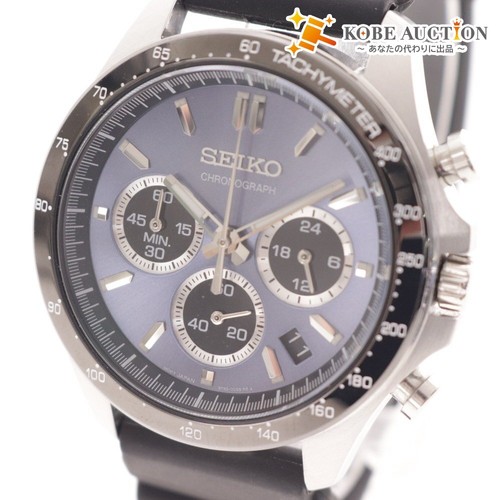 Seiko watch SBTR027 Selection Spirit 8T Chrono Chronograph Quartz 80g ...