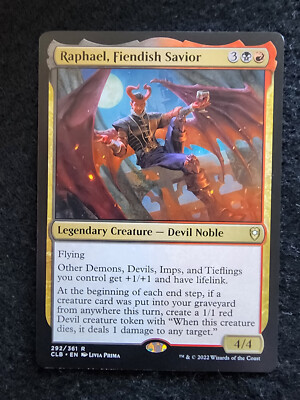 1x Raphael, Fiendish Savior | Battle for Baldur's Gate | MTG Magic ...