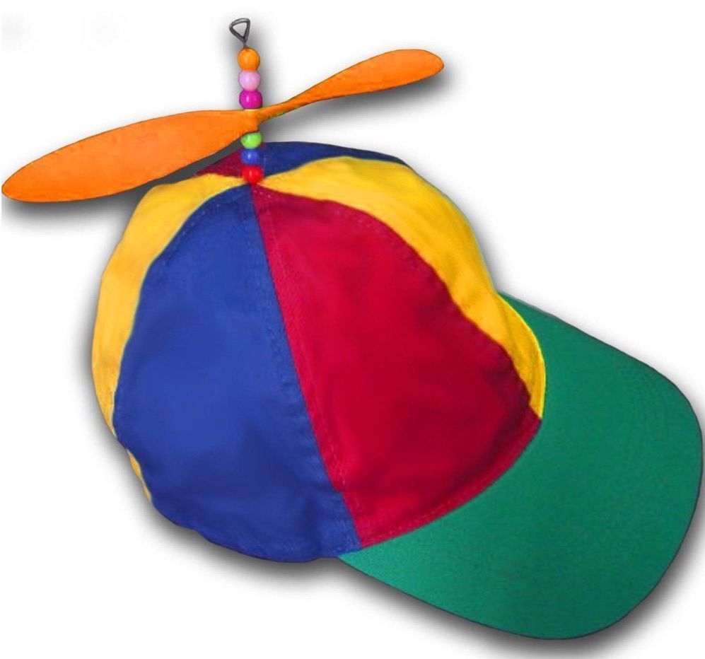 Propeller Hat Snap Cap Costume Fancy Dress Tweedle Dum Dee Clown ...