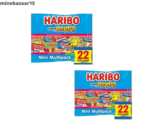 Haribo Share The Happy Mini Bags Multipack - 44 Mini Bags Haribo (2 ...