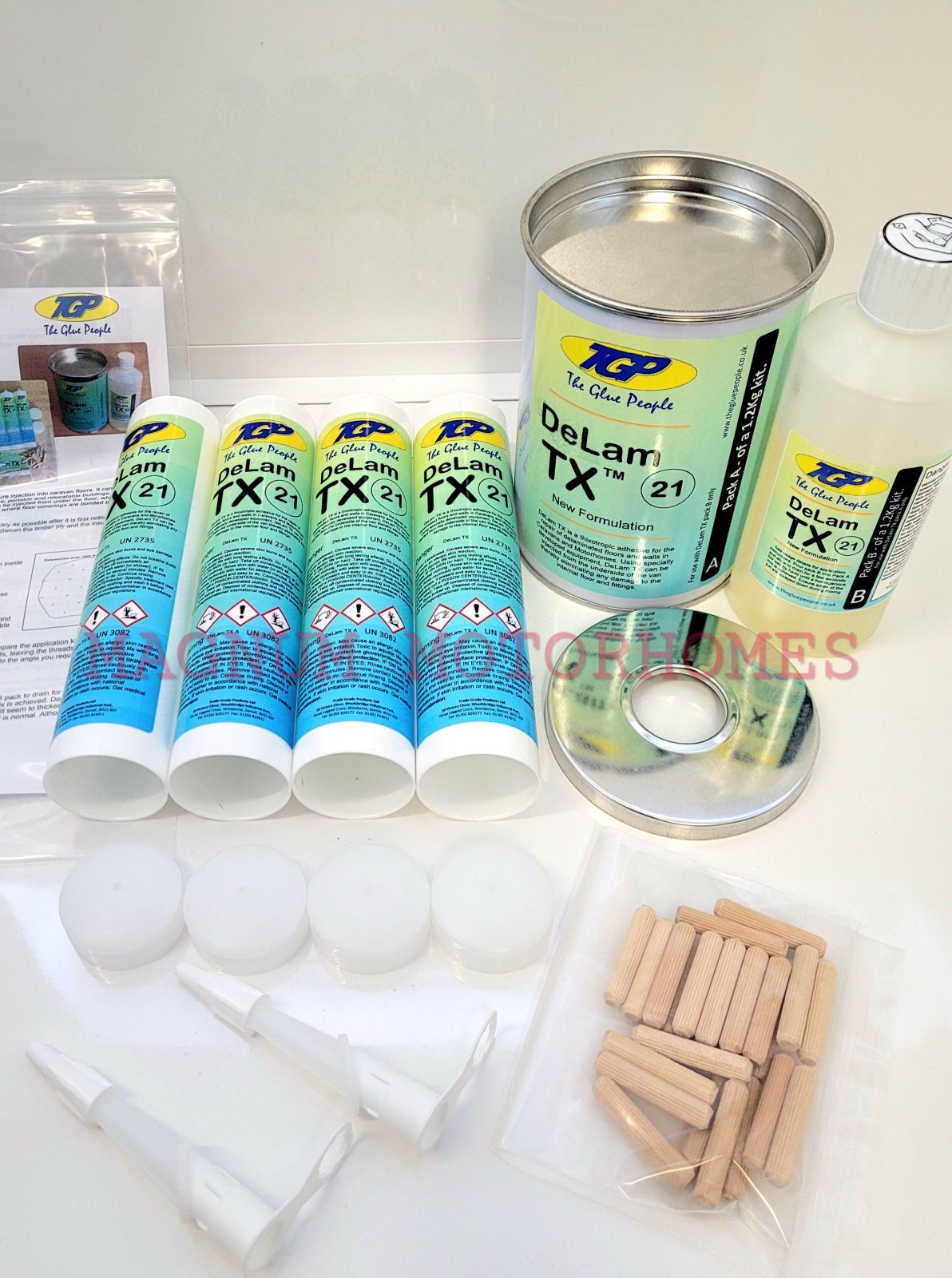 Caravan Underfloor Application Delamination Kit "Delam TX" Caravan ...