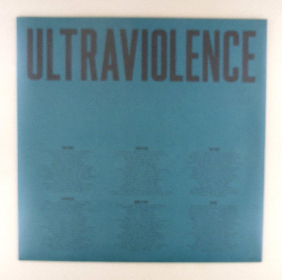 2X 12" LP Vinyl - Lana Del Rey – ULTRAVIOLENCE - BB1810 Z37 | eBay