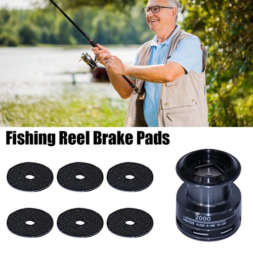 Reels modified Reel Washer Carbon cloth Brake Pad fishing Reel Brake ...