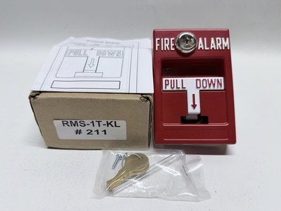 NEW Simplex Potter RMS-1T-KL Fire Alarm Pull Station | eBay