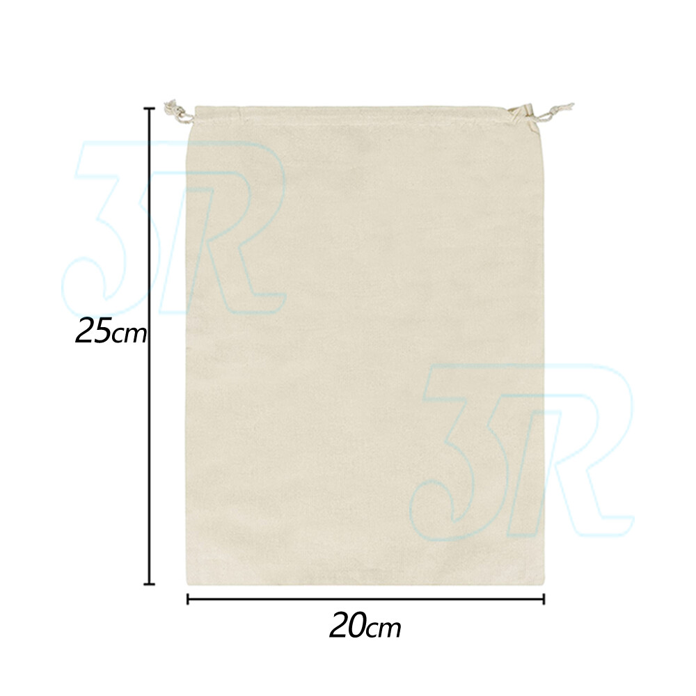 10-100Pcs 7 Sizes Drawstring Storage Bags Calico Bags Linen Tote Gift ...