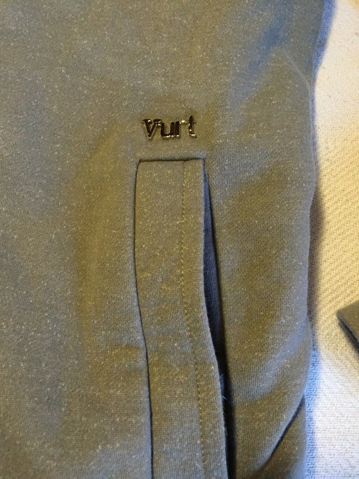 VURT Men's PacSun Light Gray Fashion Jacket Peacoat Style XL Faux Fur ...