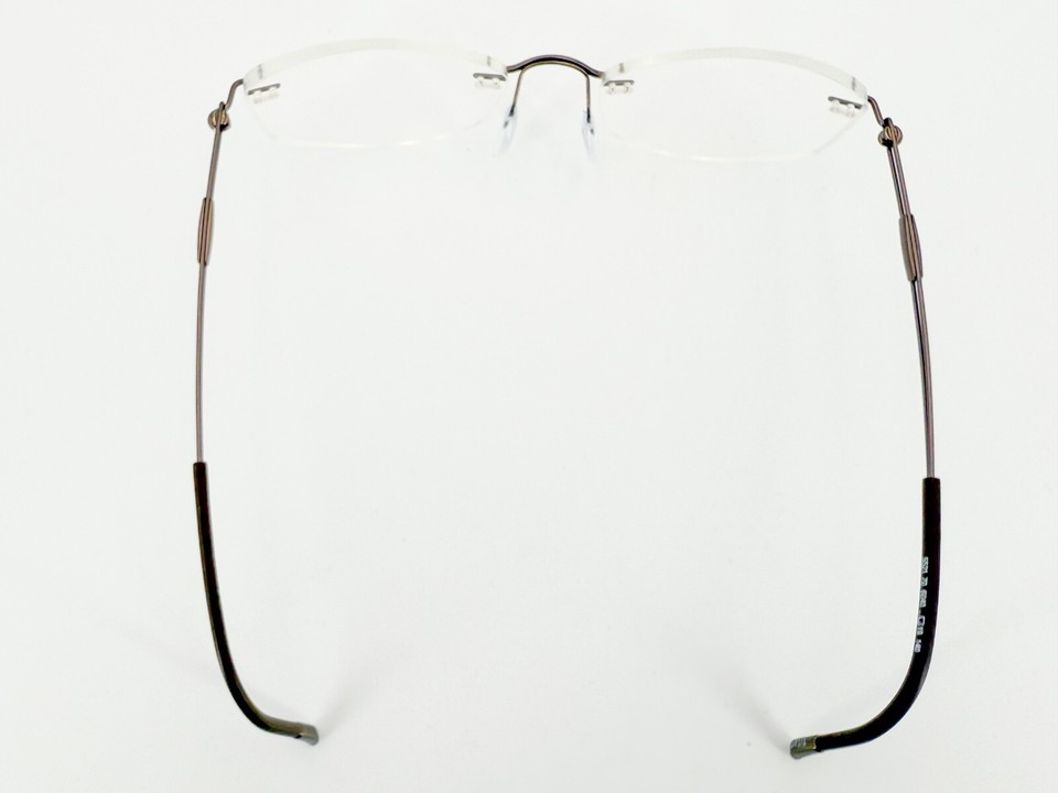 Silhouette 5521 Eyeglasses FRAMES 6040 Brown ..[]19-140 Rimless Titanium K523 | eBay