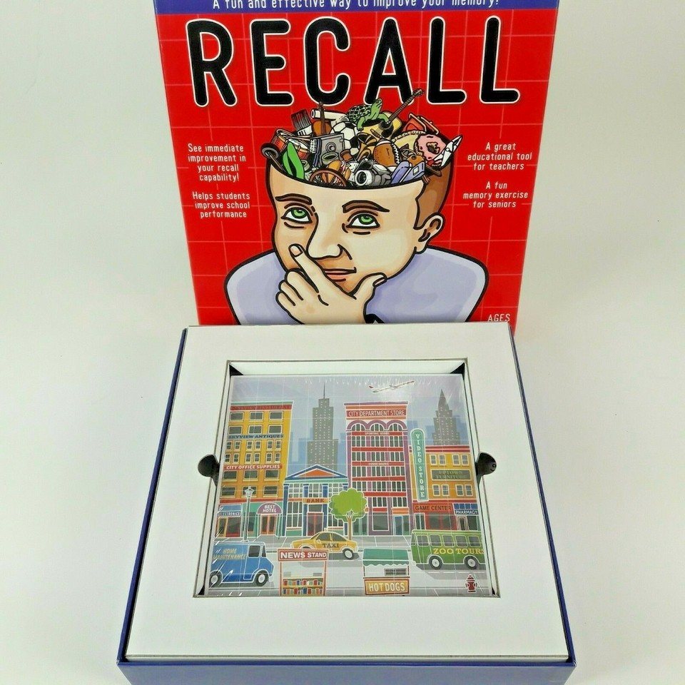 Recall Board Game Memory Improvement Tile Educational Classroom Seniors ...
