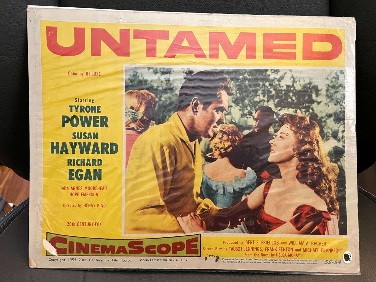 Untamed 1955 Lobby Card Susan Hayward Tyrone Power | eBay