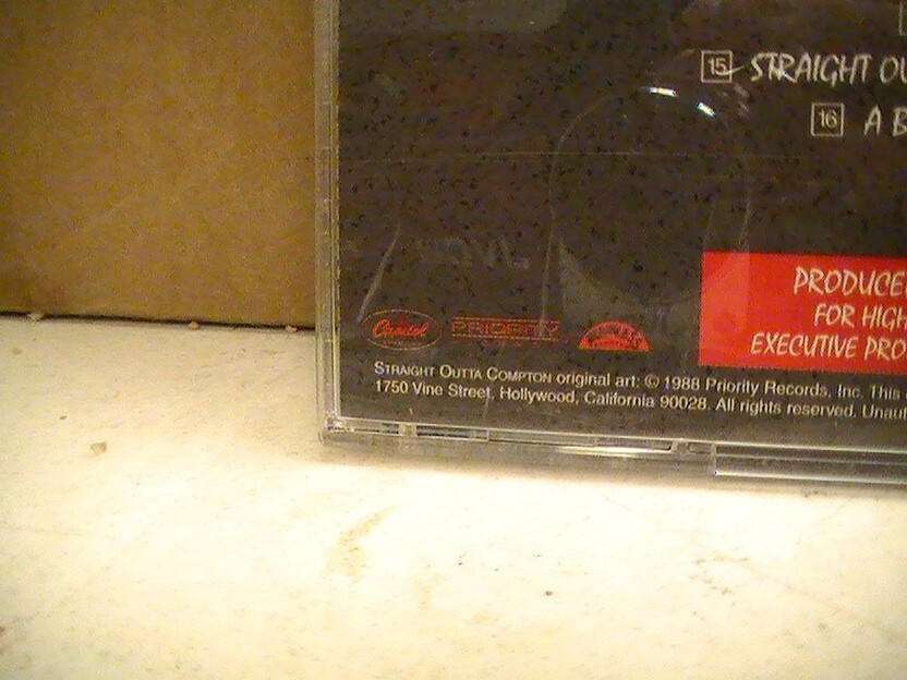 N.W.A Straight Outta Compton 1988 CD Remastered Bonus Ice Cube Eazy E ...