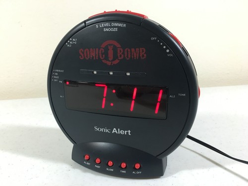 Sonic Alert Sonic Bomb Loud Alarm Clock SBB500SS V3 | eBay