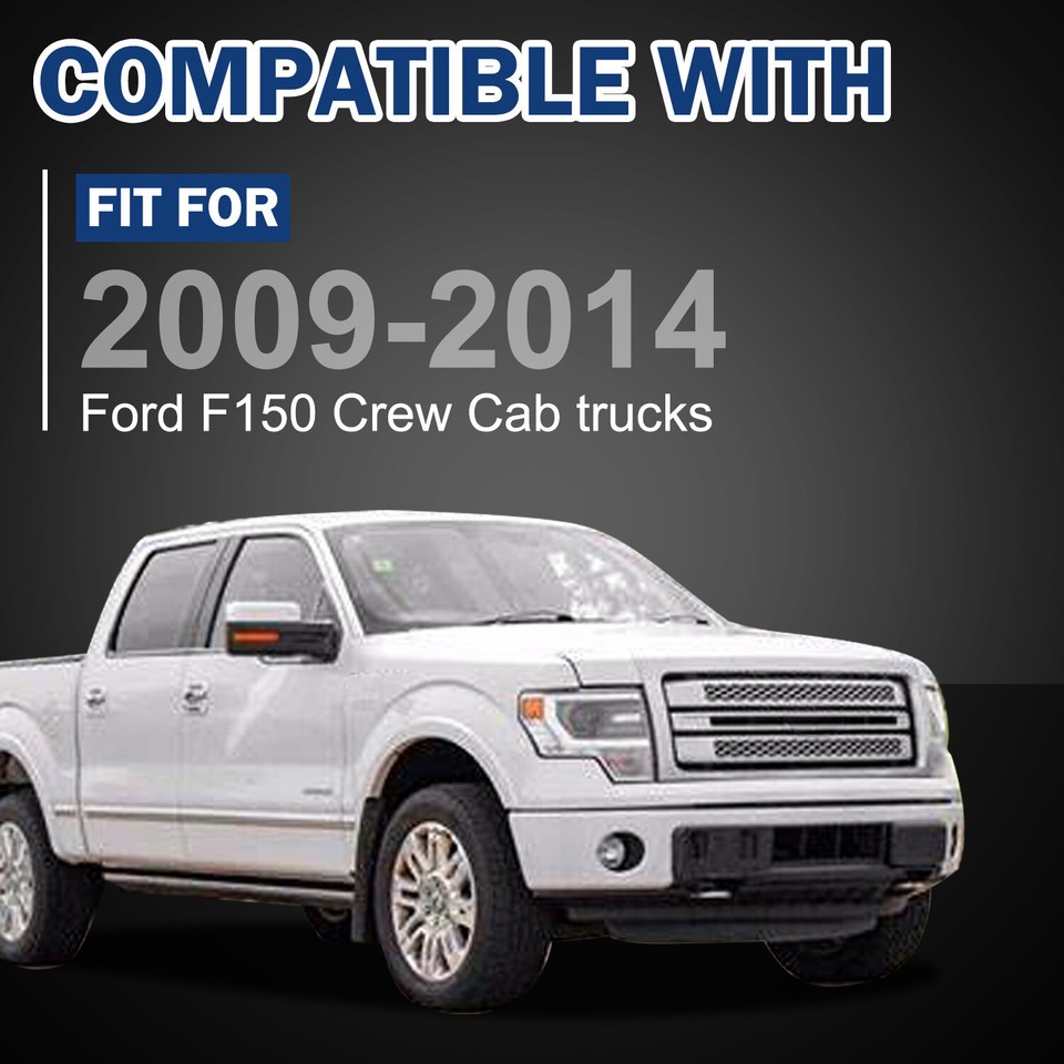 Slip-on Rocker Panel & Cab Corner Kit for 09-14 Ford F150 Pickup Truck ...