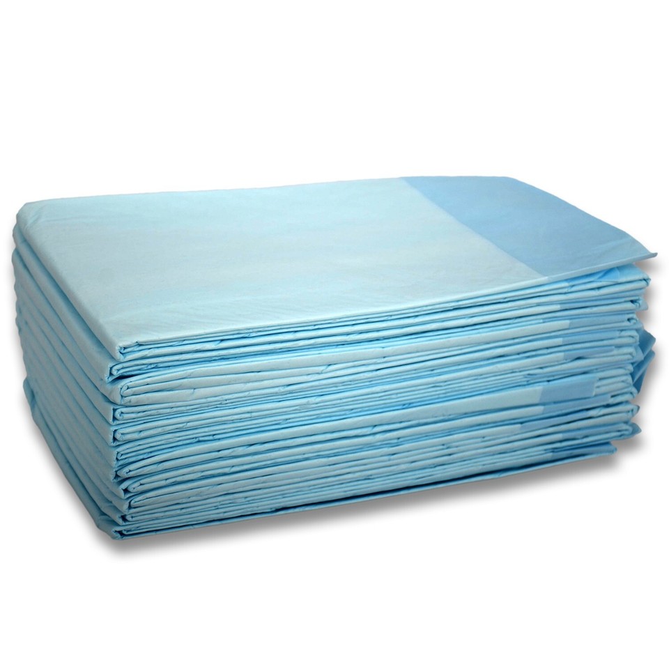 150 Pads Adult Urinary Incontinence Disposable Bed pee Underpads 23x36 ...